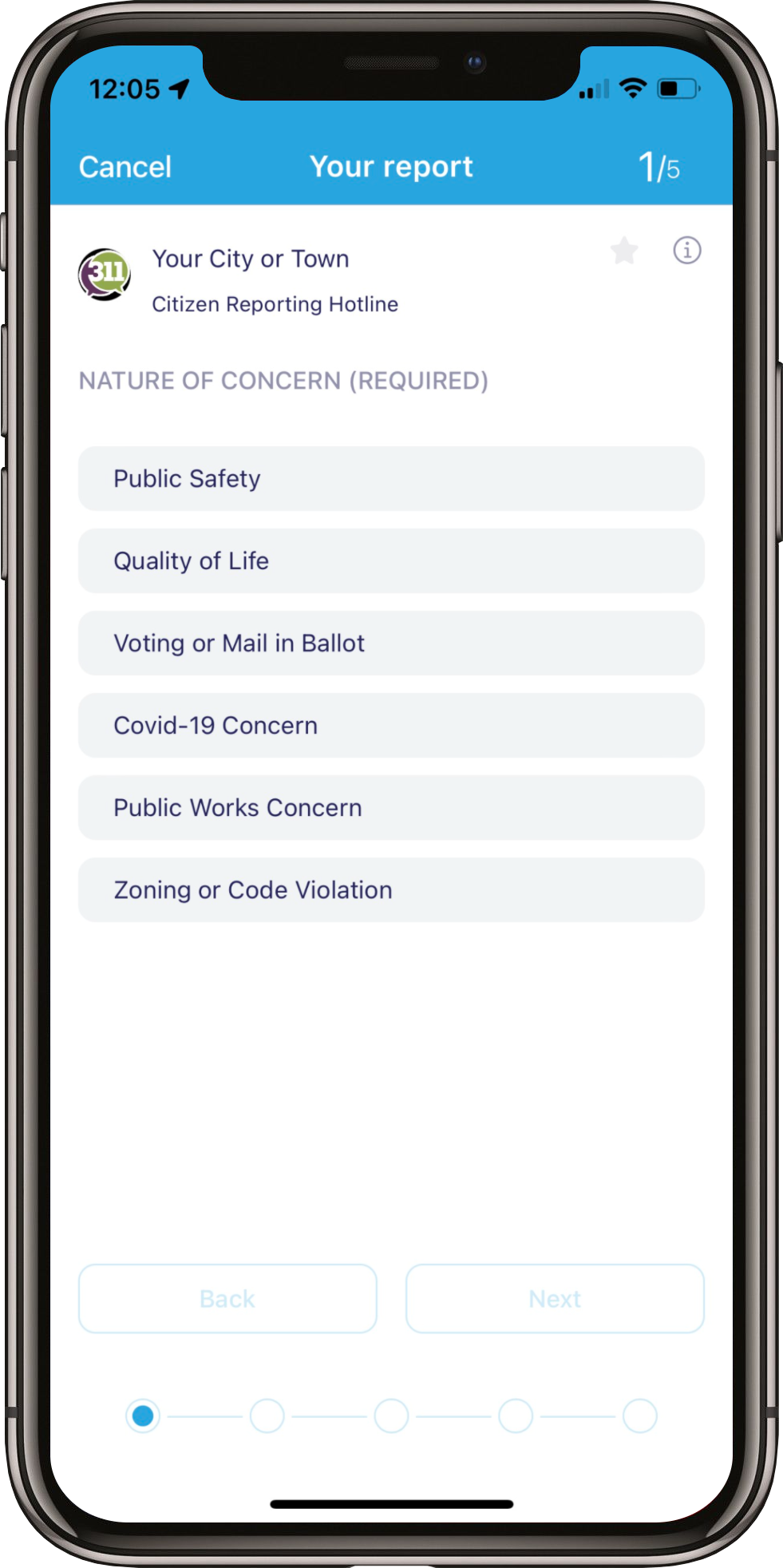 Citizen Engagement and Reporting